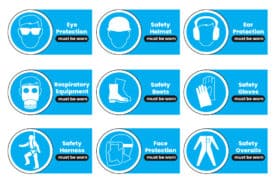 How to use PPE Signs in the Workplace
