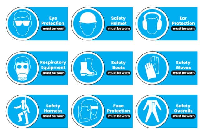 How to use PPE Signs in the Workplace