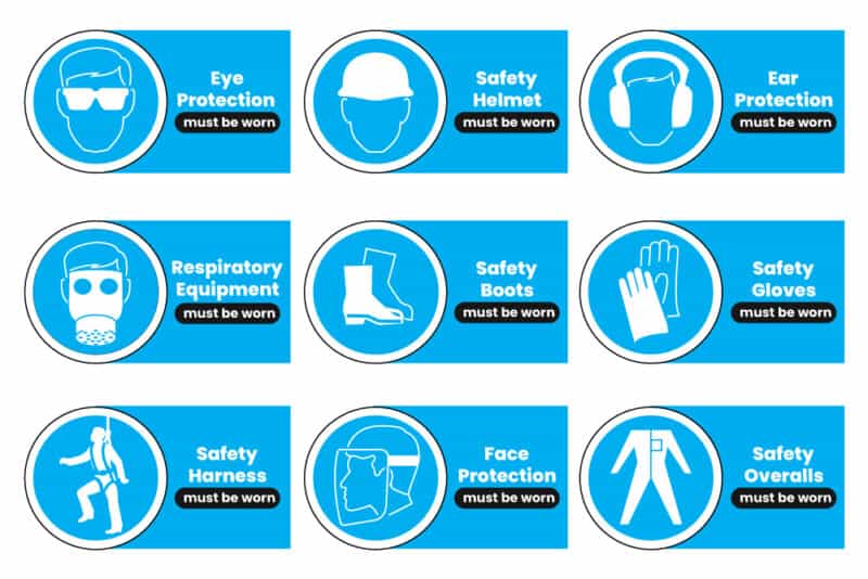 How to use PPE Signs in the Workplace