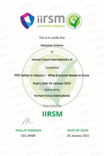 PPE Training | Online Course & Certificate | Human Focus