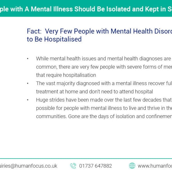 Mental Health Myths and Facts - What is the difference?