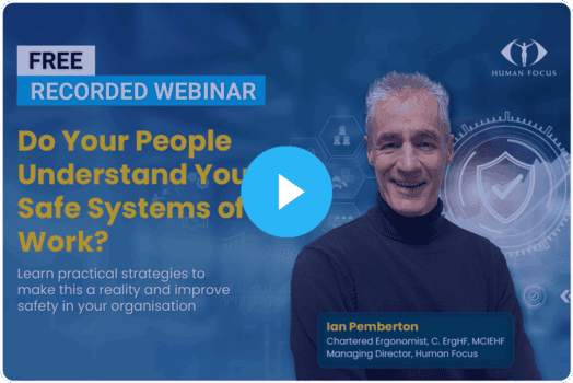 Safe Systems of Work (SSOW) | Human Focus