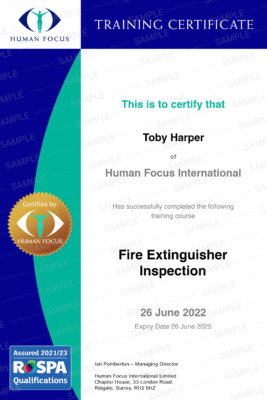 Fire Extinguisher Inspection Training | Online Course & Certificate